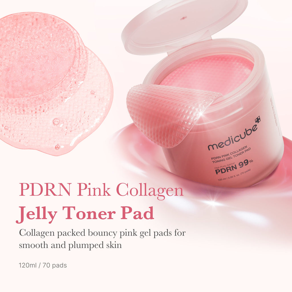 PDRN Pink Collagen Gel Toner Pad – Cuddly Products